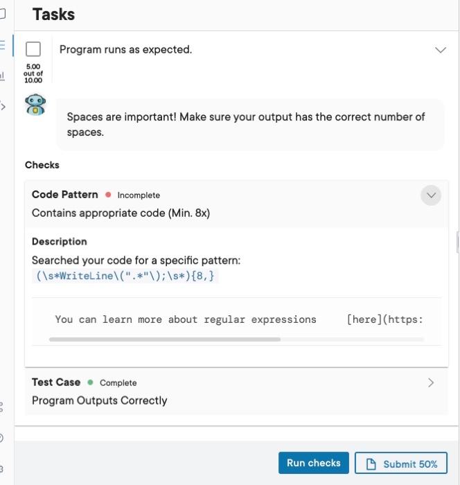 Solved my output is correct. however, it shows me a one | Chegg.com