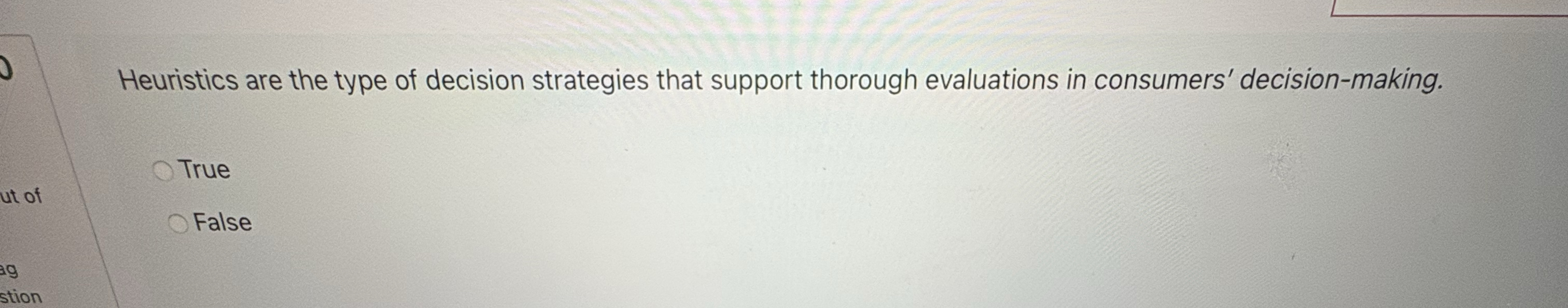 Solved Heuristics are the type of decision strategies that | Chegg.com