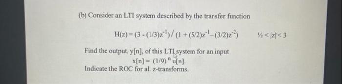 Solved 4. (a) For the discrete-time signal given by | Chegg.com