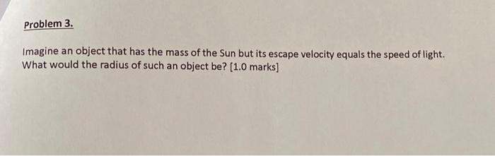 Solved Problem 1. Two stars A and B are in a binary system. | Chegg.com