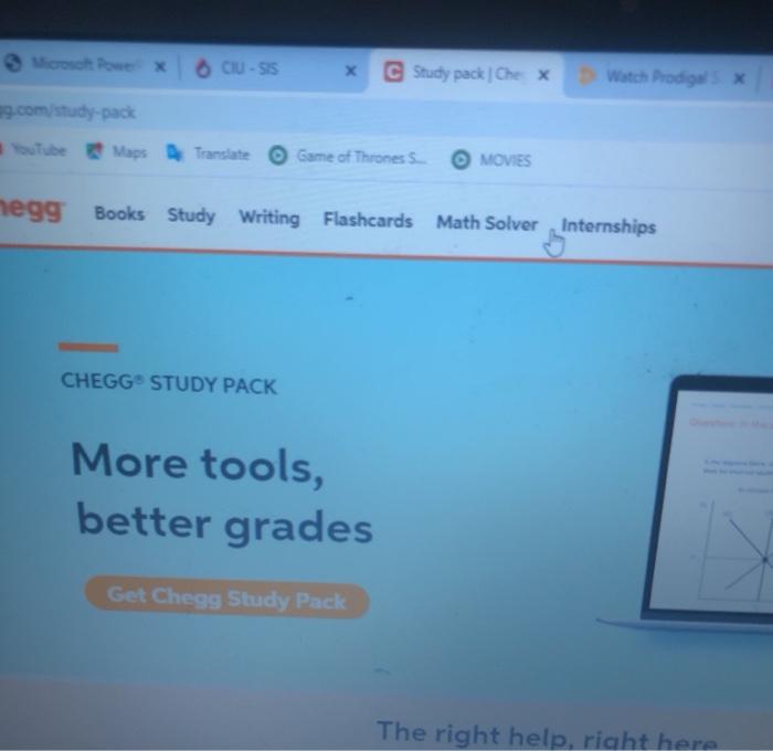 Solved > Wosch Powex CIU - SIS C Study pack | Chex Watch | Chegg.com