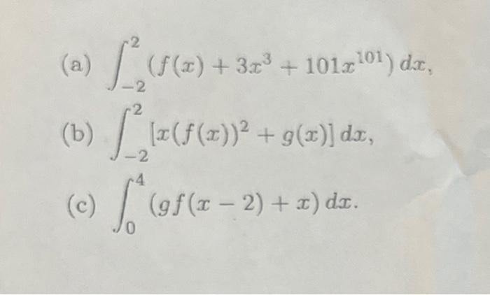 Solved 4 Suppose F X Is An Even Function And G X Is Non