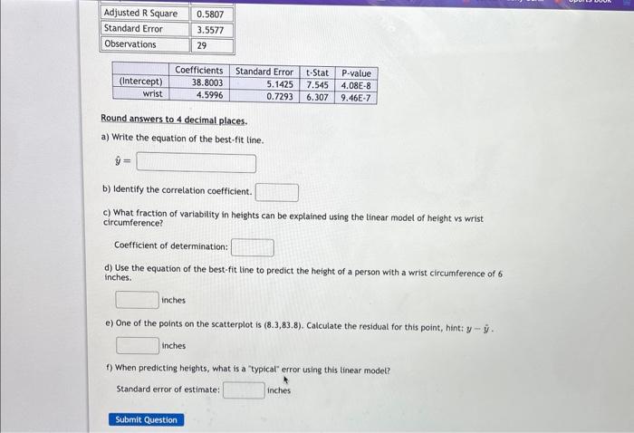 Solved Body frame size is determined by a person's wrist | Chegg.com