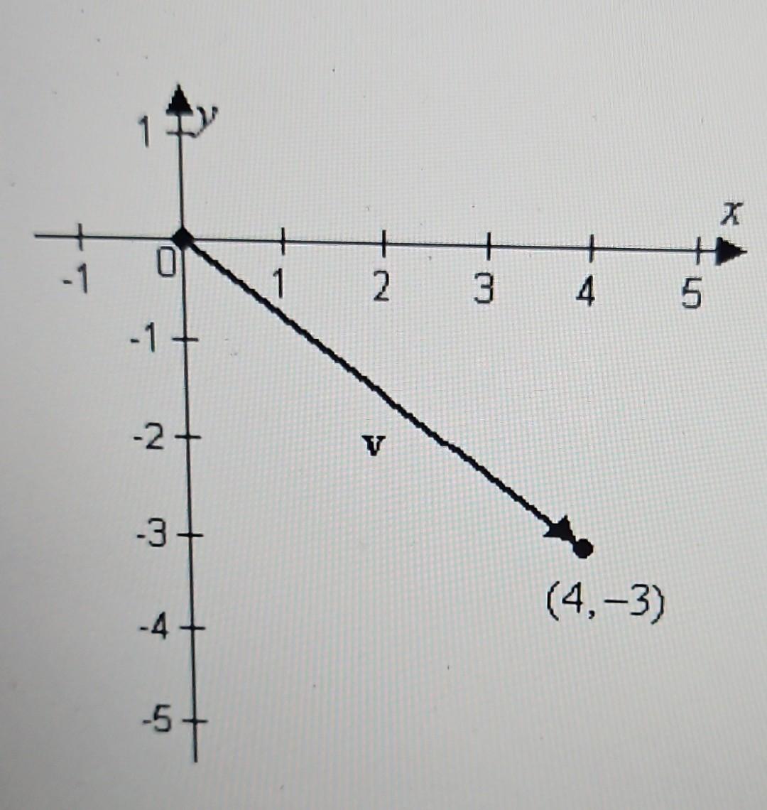 Solved Find the magnitude of vector v | Chegg.com
