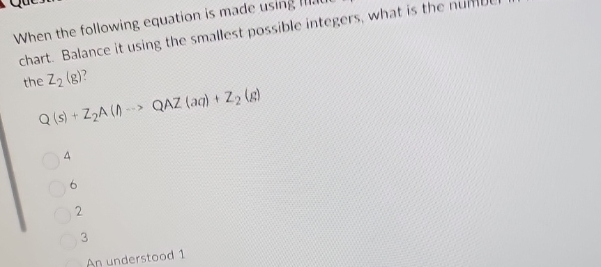 Solved When the following equation is made using chart. | Chegg.com