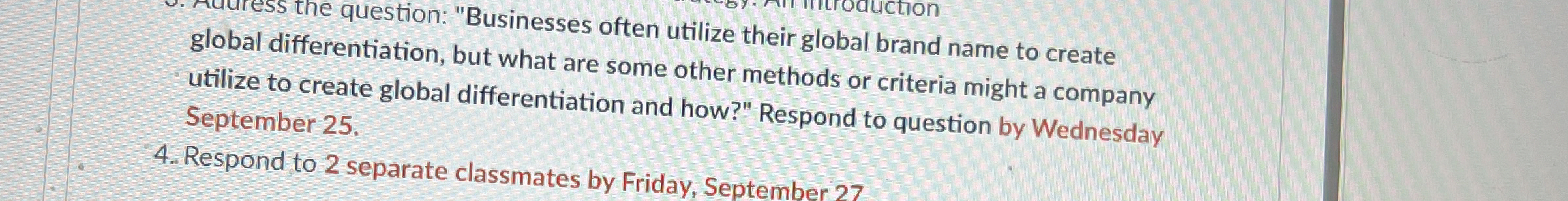 Solved : "Businesses often utilize their global brand name | Chegg.com