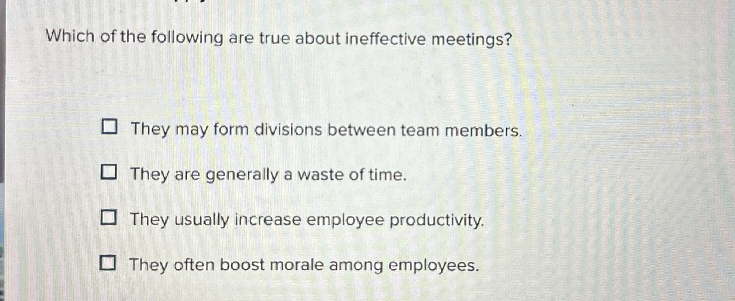 Solved Which of the following are true about ineffective | Chegg.com