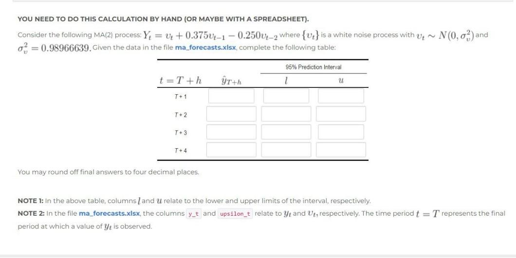 Solved YOU NEED TO DO THIS CALCULATION BY HAND (OR MAYBE | Chegg.com
