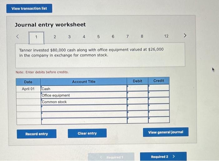 Solved Problem 2-1A (Static) Preparing and posting journal | Chegg.com