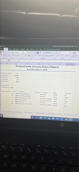Solved 12 Format the range A13.G19 as a table with headers | Chegg.com