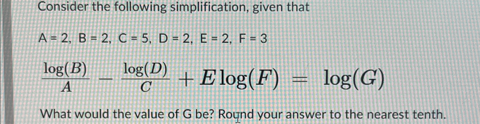 Solved Consider the following simplification, given | Chegg.com