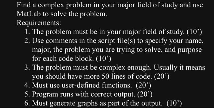 Solved (MATLAB) dont not use chatgpt please, make sure you | Chegg.com
