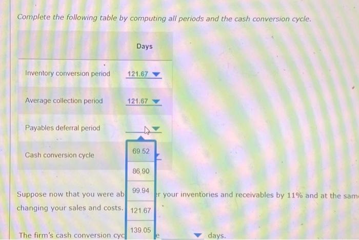 Solved Identify how each period is estimated. iods and the | Chegg.com
