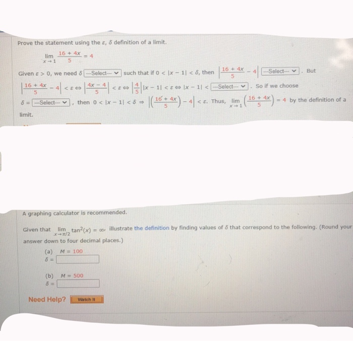 Solved Prove the statement using the s, 8 definition of a | Chegg.com