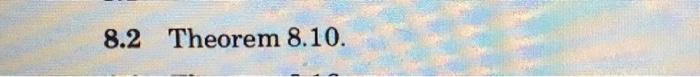 Solved Theorem 810 Segment Subtraction Theorem If 8610