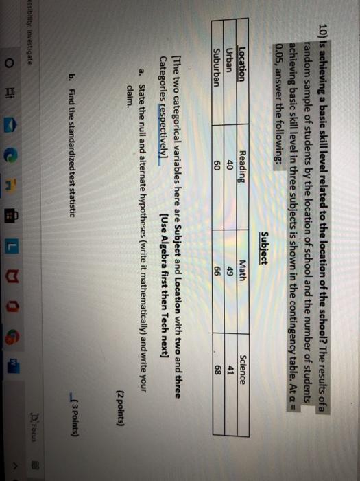 Solved 10) Is achieving a basic skill level related to the | Chegg.com