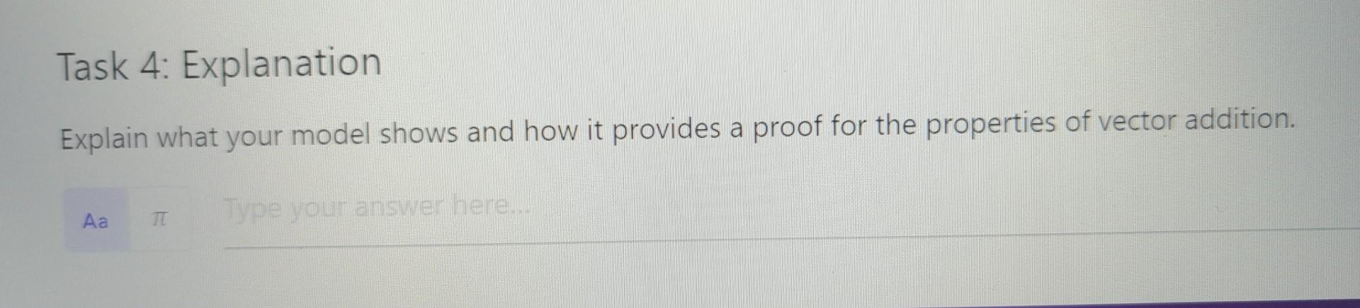 Solved 6.3 Vector Addition Assignment Task 1: Expression to | Chegg.com
