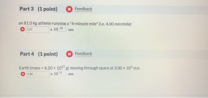 Solved Calculate the wavelengths of the following objects: | Chegg.com