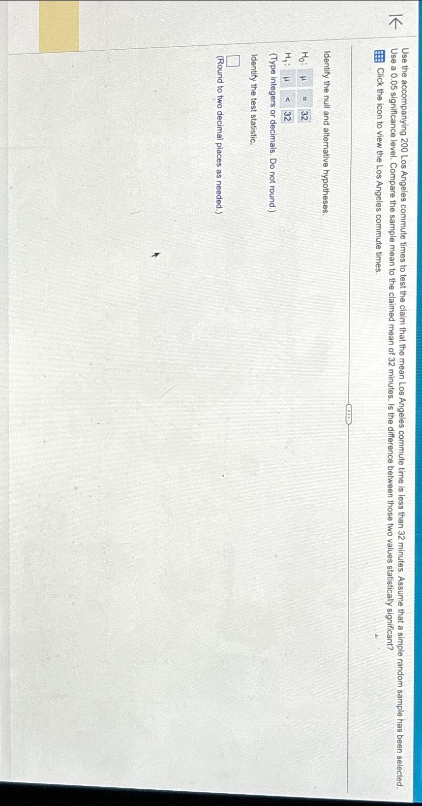 Use a 0.05 ﻿significance level. Compare the sample | Chegg.com