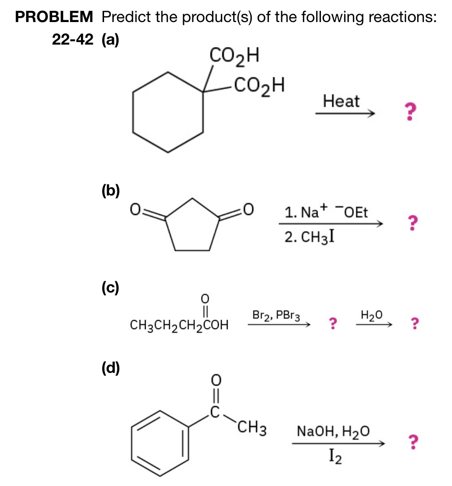 Solved PROBLEM Predict the product(s) ﻿of the following | Chegg.com