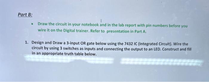 Solved - Draw the circuit in your notebook and in the lab | Chegg.com