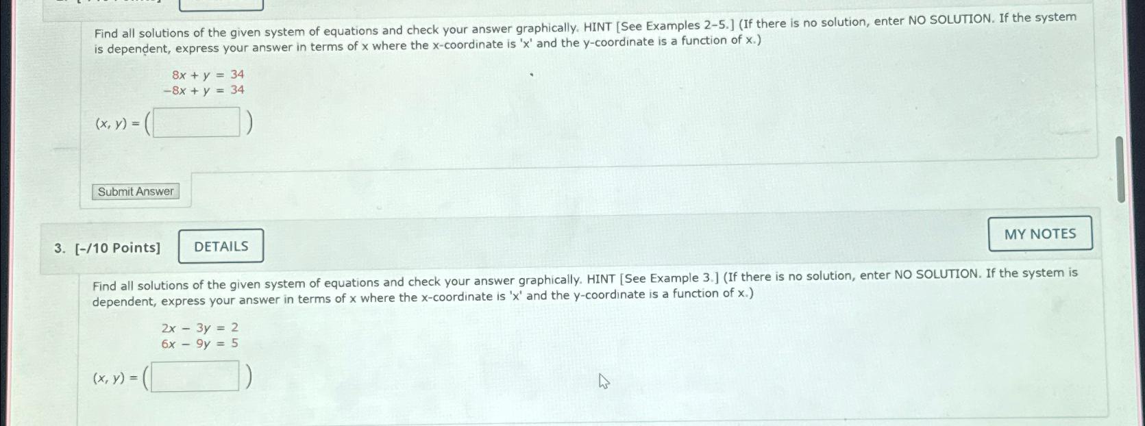 Solved is dependent, express your answer in terms of x | Chegg.com