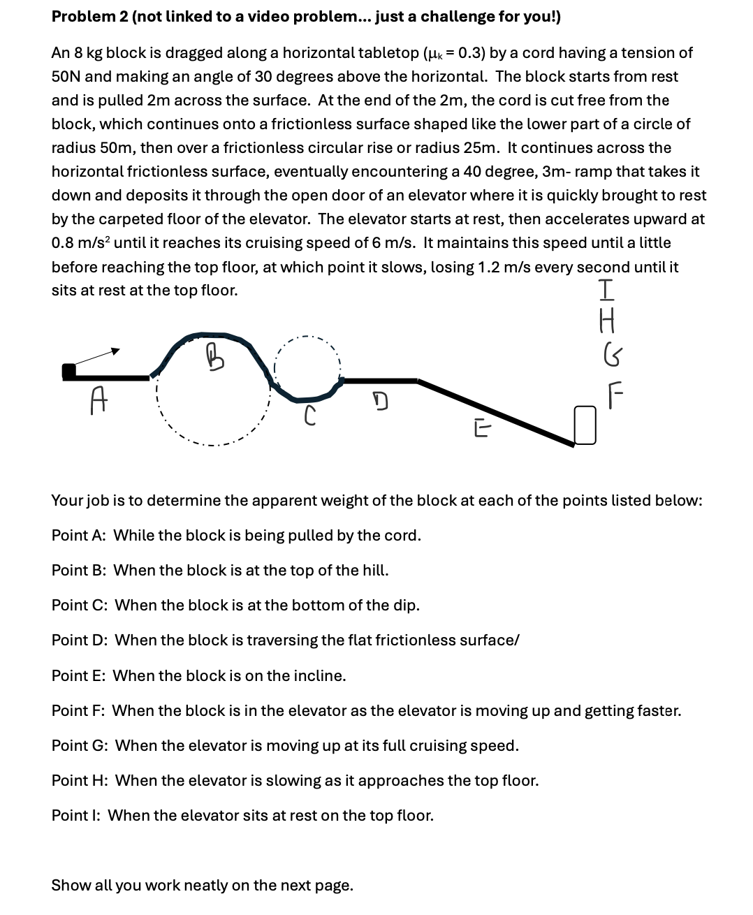 Solved Problem 2 (not linked to a video problem... just a | Chegg.com