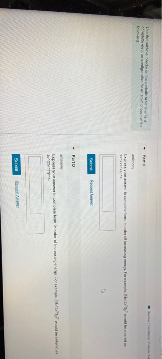 Solved Use the sublevel blocks on the periodic table to | Chegg.com
