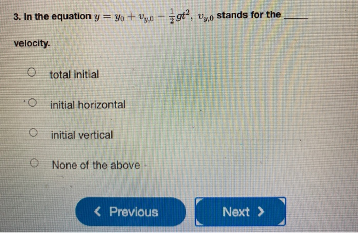 Solved Question 2 of 13 2. is an example of projectile | Chegg.com