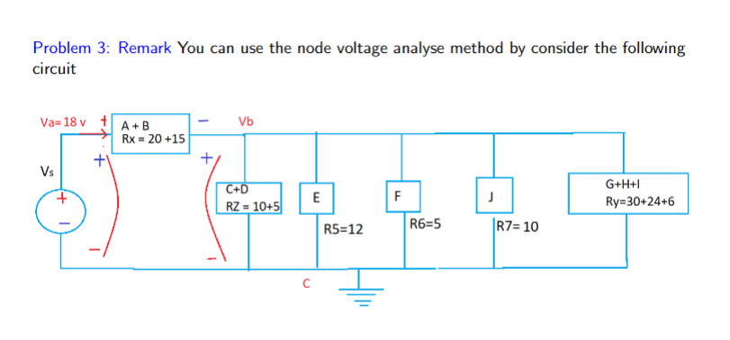 Solved Problem 3: Consider the circuit in Problem 1 ﻿such | Chegg.com