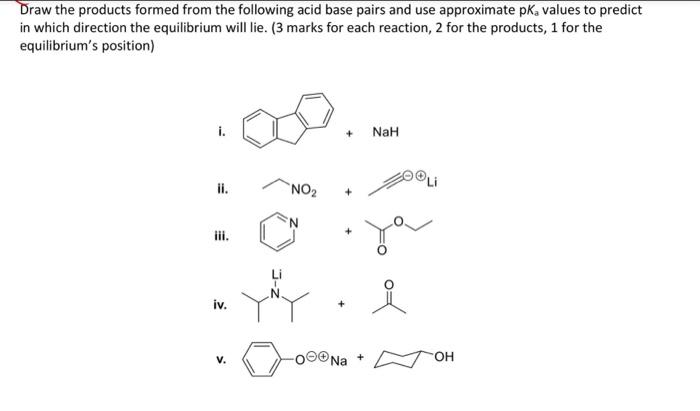 Solved Draw the products formed from the following acid base | Chegg.com