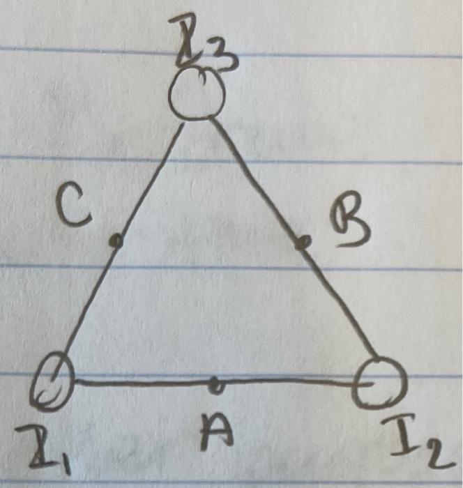 Solved Three long, straight wires are mounted on the | Chegg.com