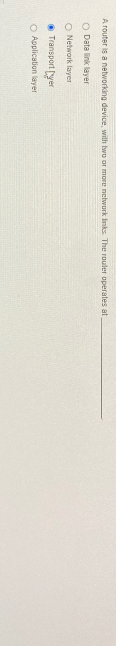 Solved A router is a networking device, with two or more | Chegg.com