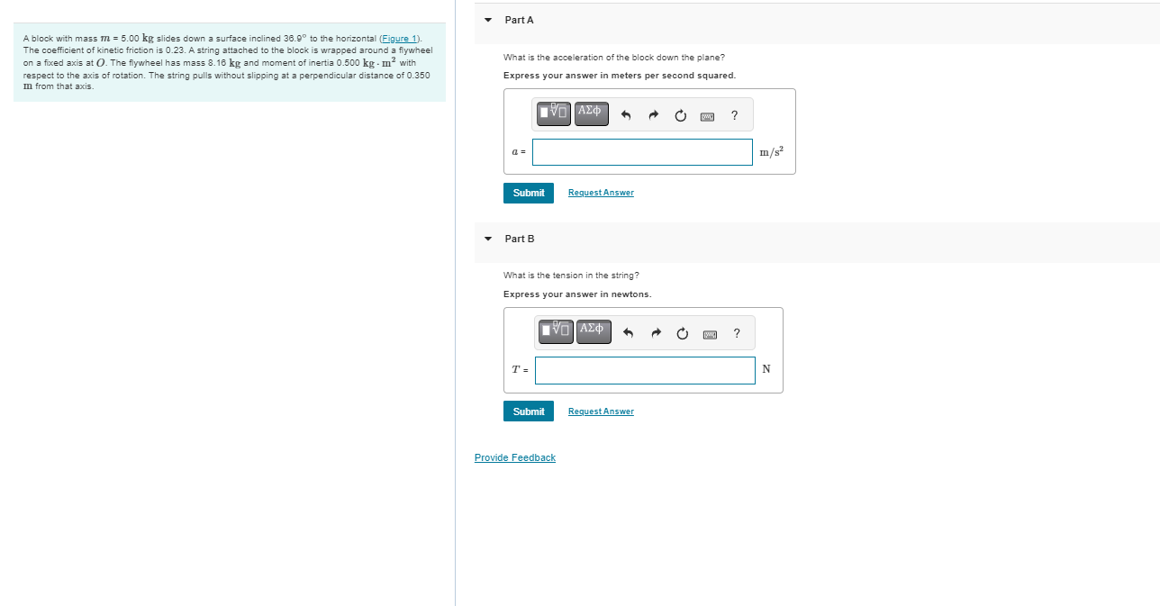 Solved A block with mass m=5.00kg ﻿slides down a surface | Chegg.com