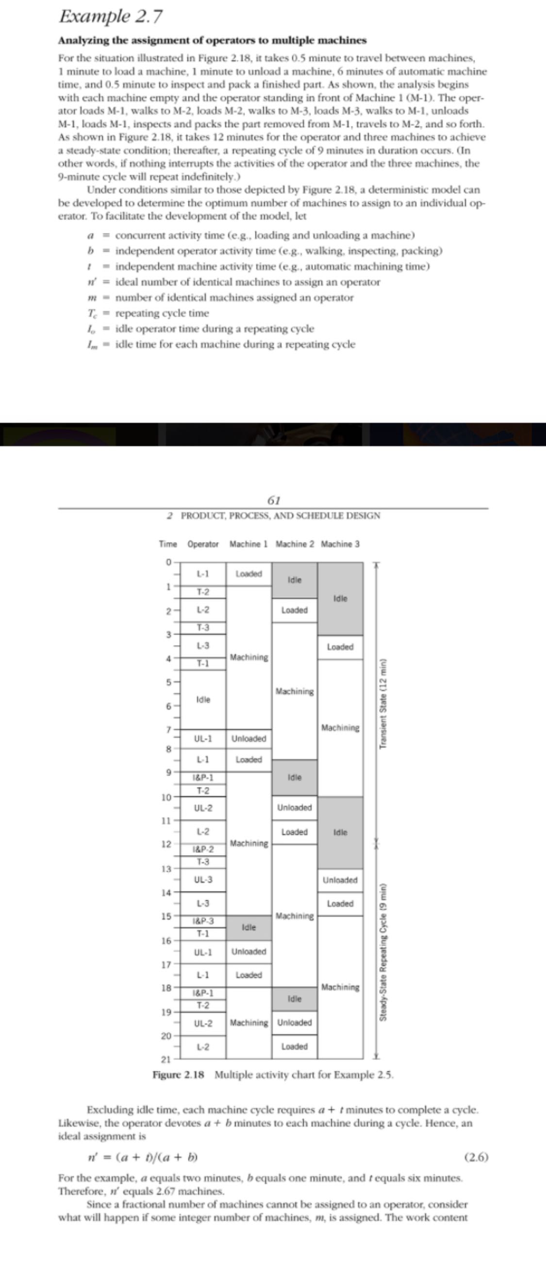 Solved In Example 2.7, ﻿suppose 11 ﻿machines are to be | Chegg.com