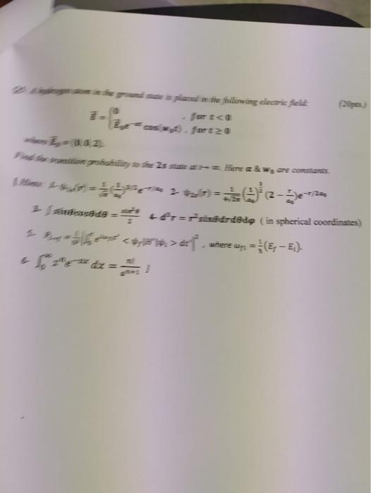 Solved 03 An Electron Is In The Spin State X A 2