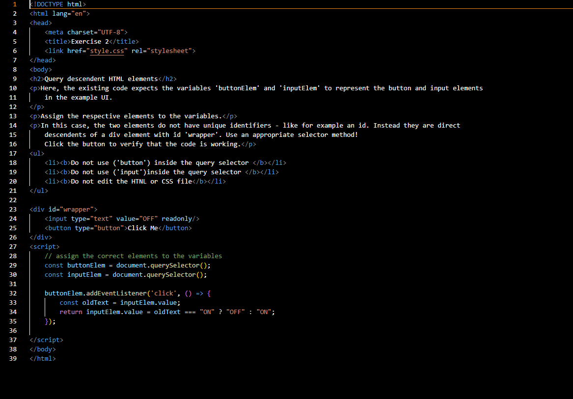 Solved Here, the existing code expects the variables | Chegg.com