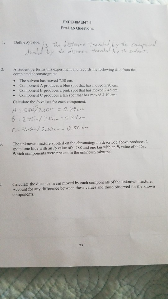 Solved EXPERIMENT 4 Pre-Lab Questions 1. Define R value is | Chegg.com
