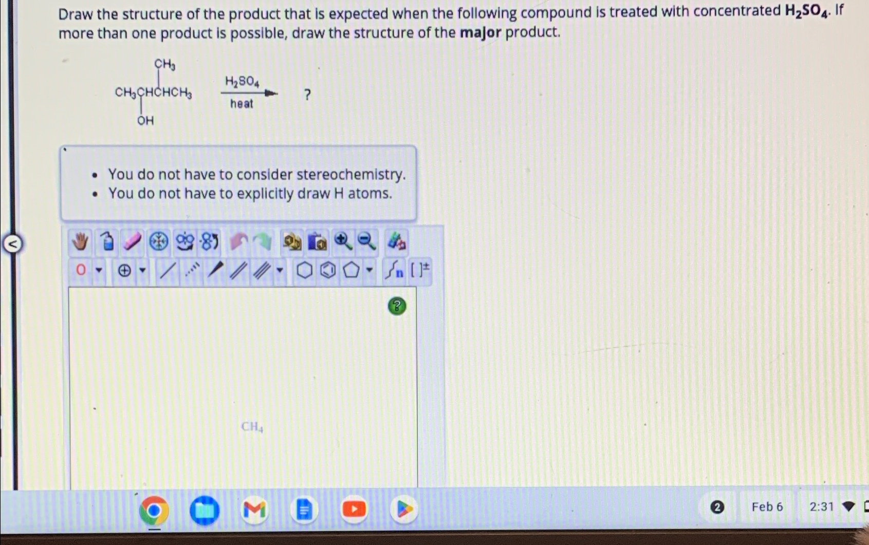 Solved Draw the structure of the product that is expected | Chegg.com