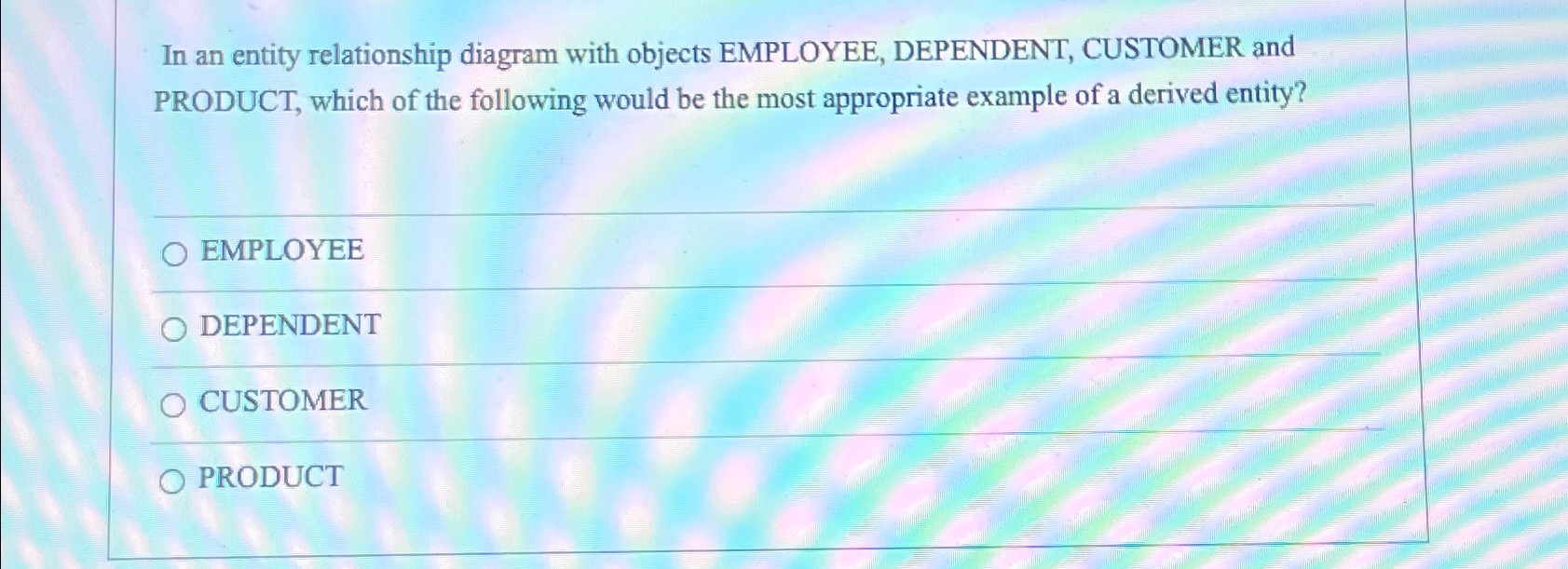 Solved In an entity relationship diagram with objects | Chegg.com