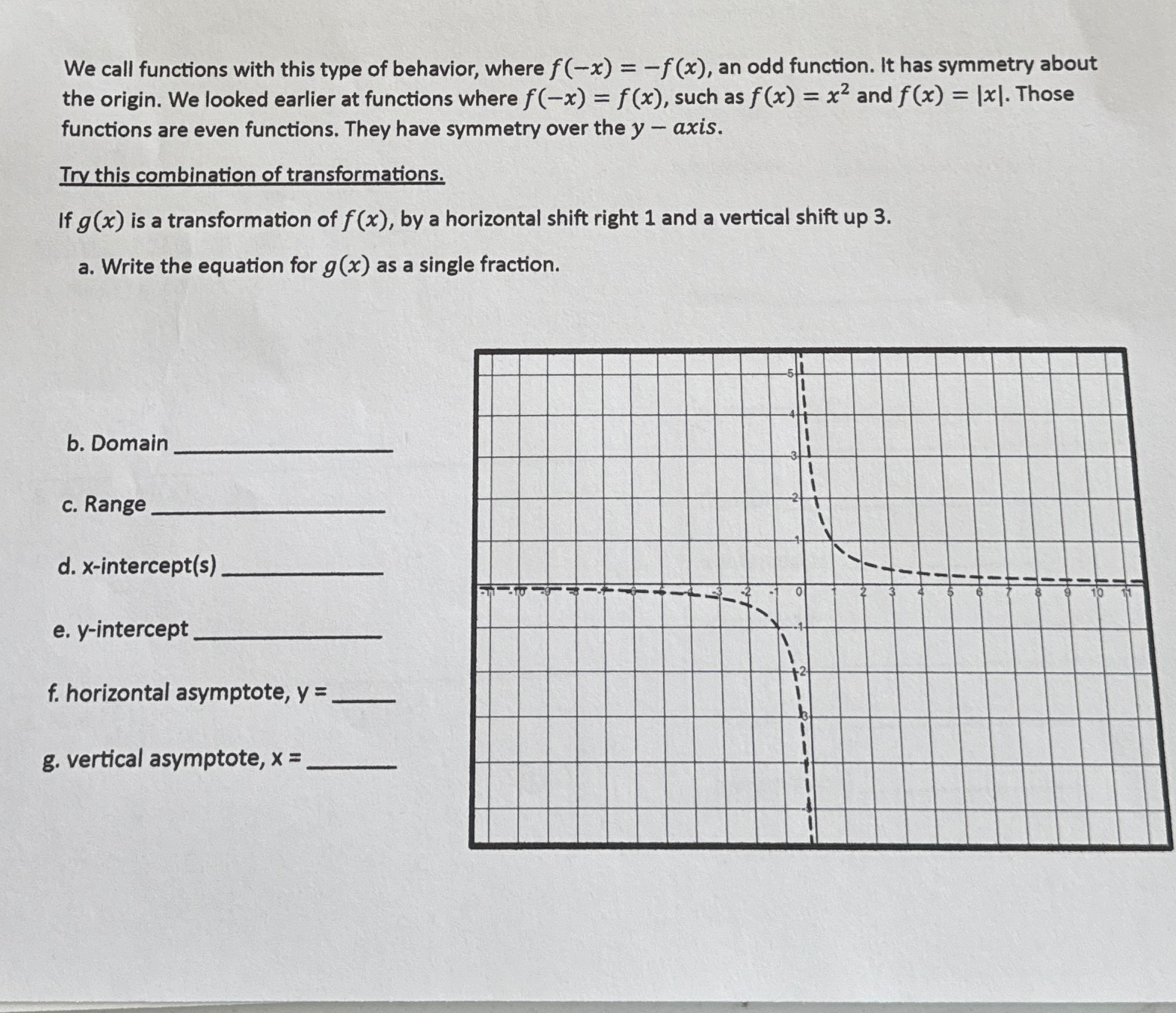 Solved We call functions with this type of behavior, where | Chegg.com