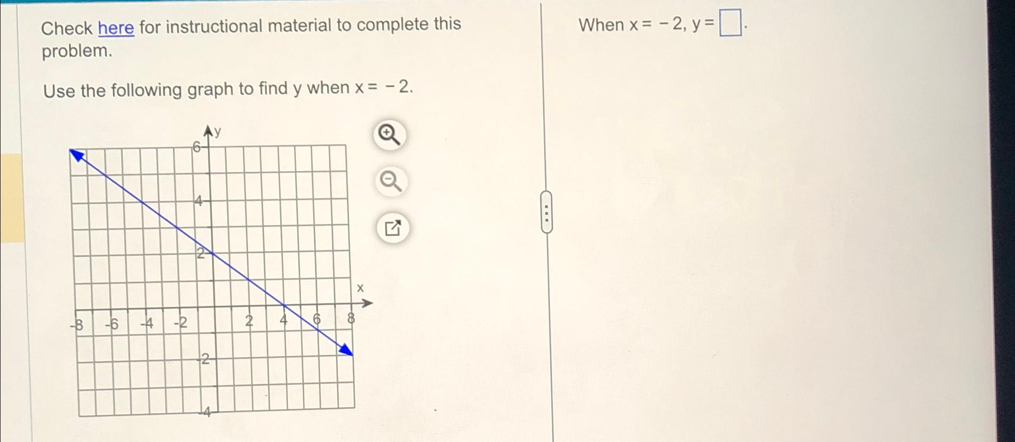 Solved Check here for instructional material to complete | Chegg.com