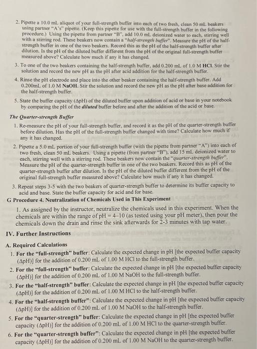 1. Introduction: A buffer is a solution that resists | Chegg.com