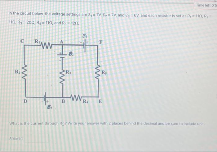 Solved In the circuit below, the voltage settings are | Chegg.com