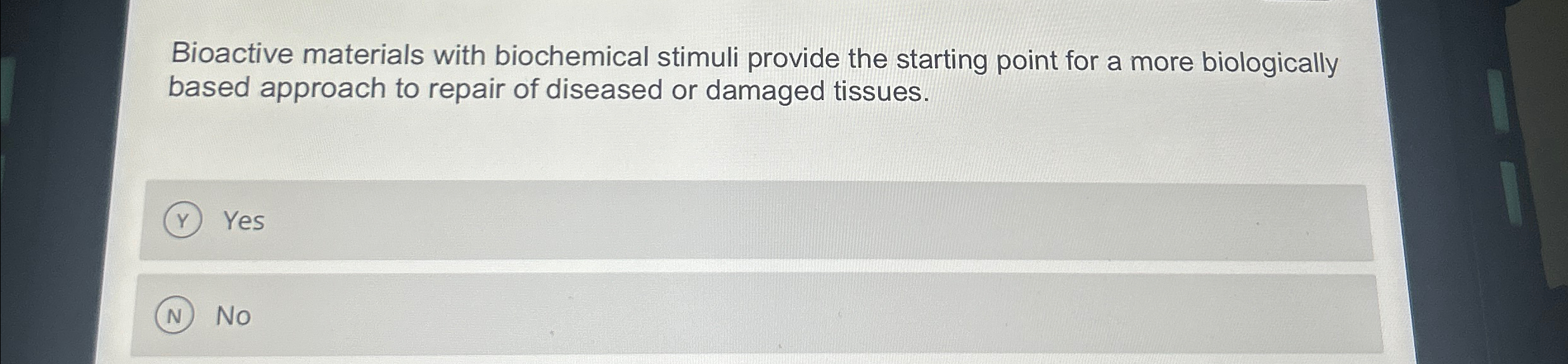 Solved Bioactive materials with biochemical stimuli provide | Chegg.com