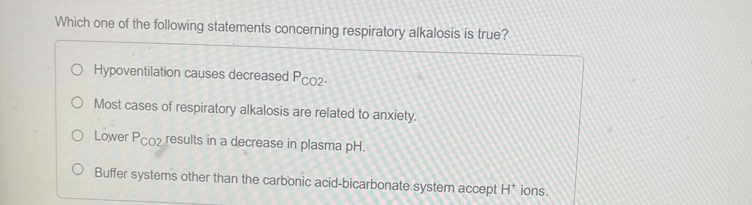 Solved Which one of the following statements concerning | Chegg.com