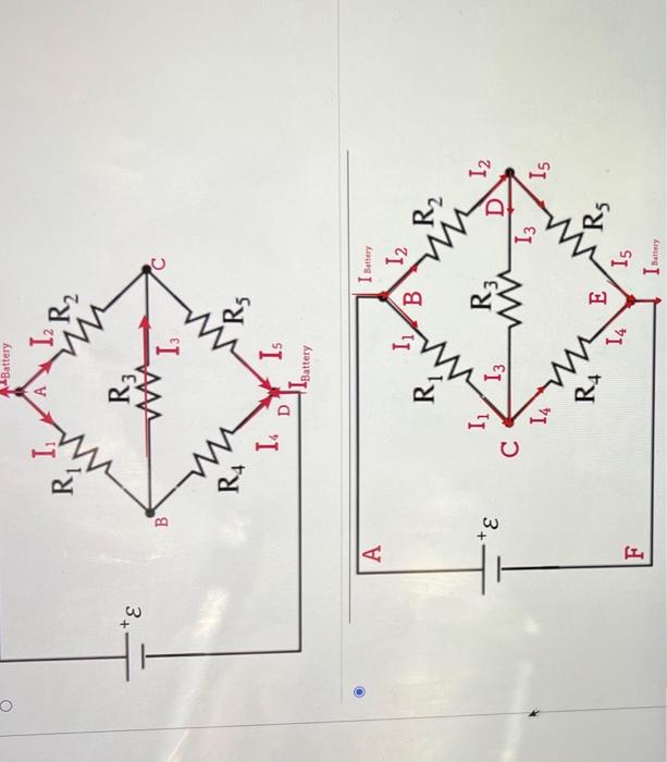 Kirchhoff's Laws. An unbalanced bridge circuit has | Chegg.com