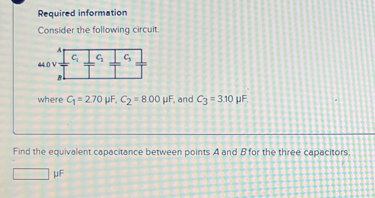 Solved Required informationConsider the following | Chegg.com