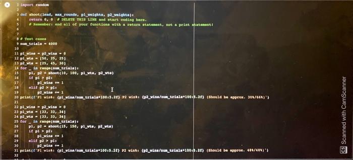 Solved In Python please | Chegg.com