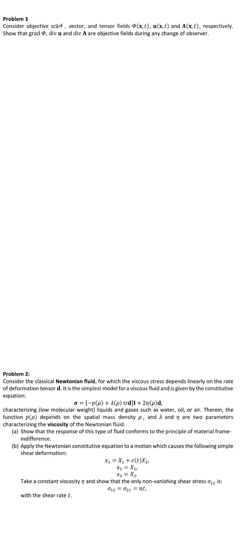 Solved Problem 1 Consider objective scant, vector, and | Chegg.com